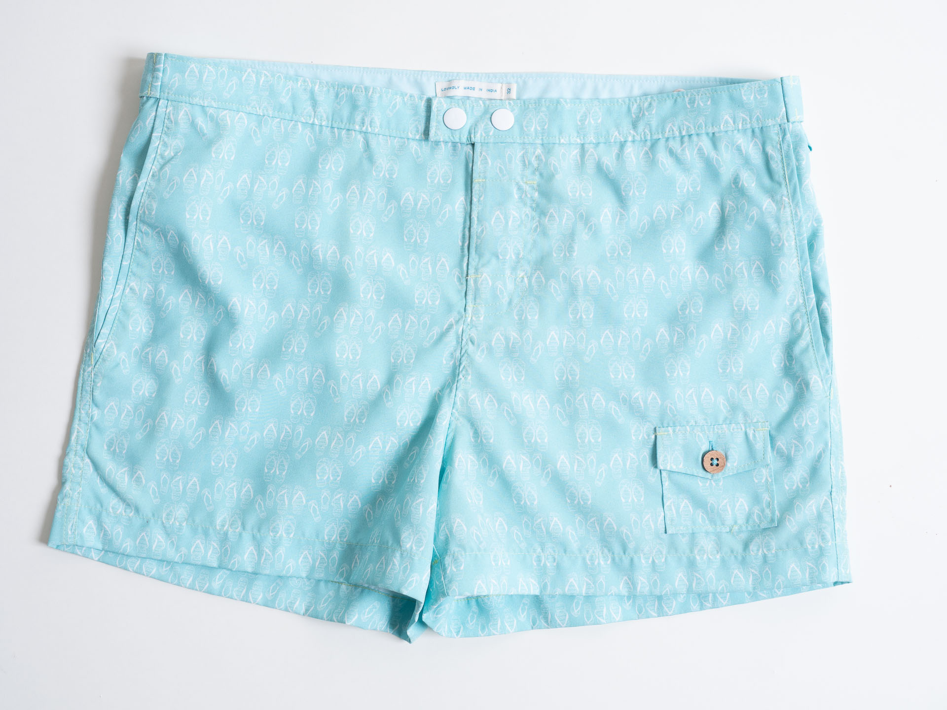 Flip Flop Swim Short - Beach Glass - El Tuggle™
